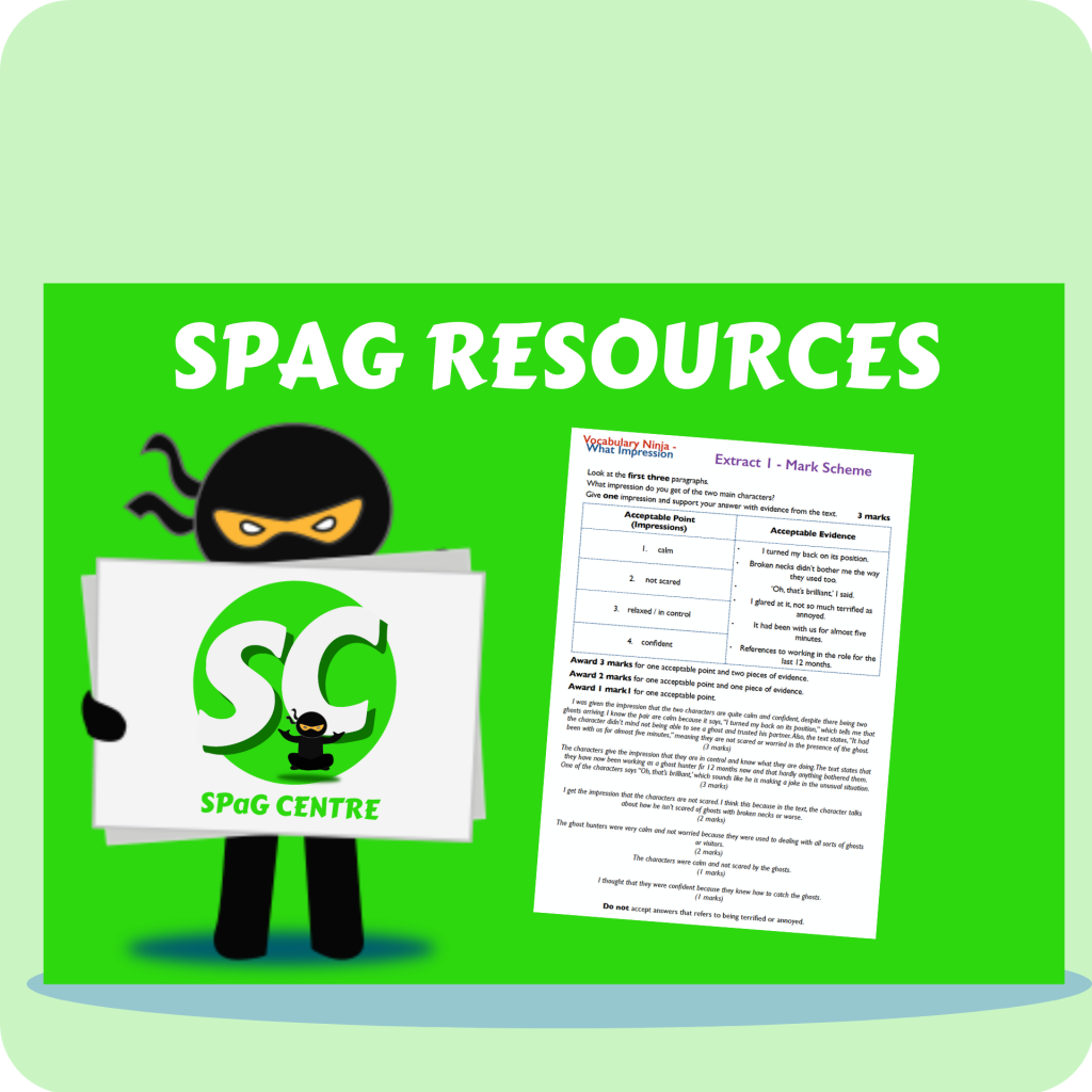 SPaG Centre – Vocabulary Ninja