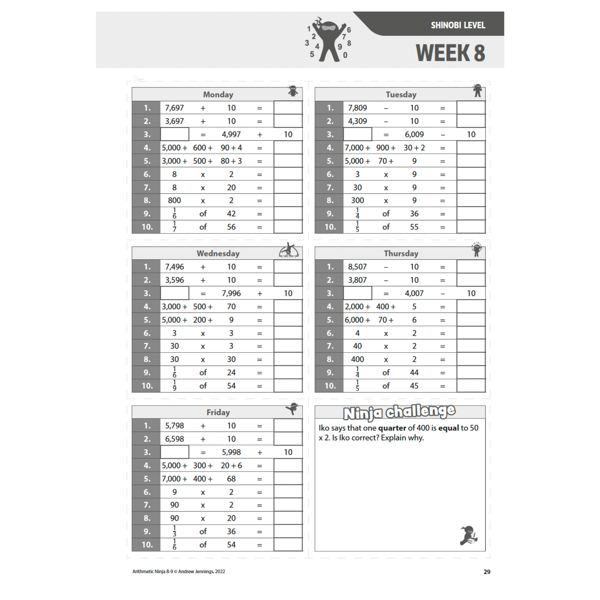 Arithmetic Ninja Bundle – Vocabulary Ninja